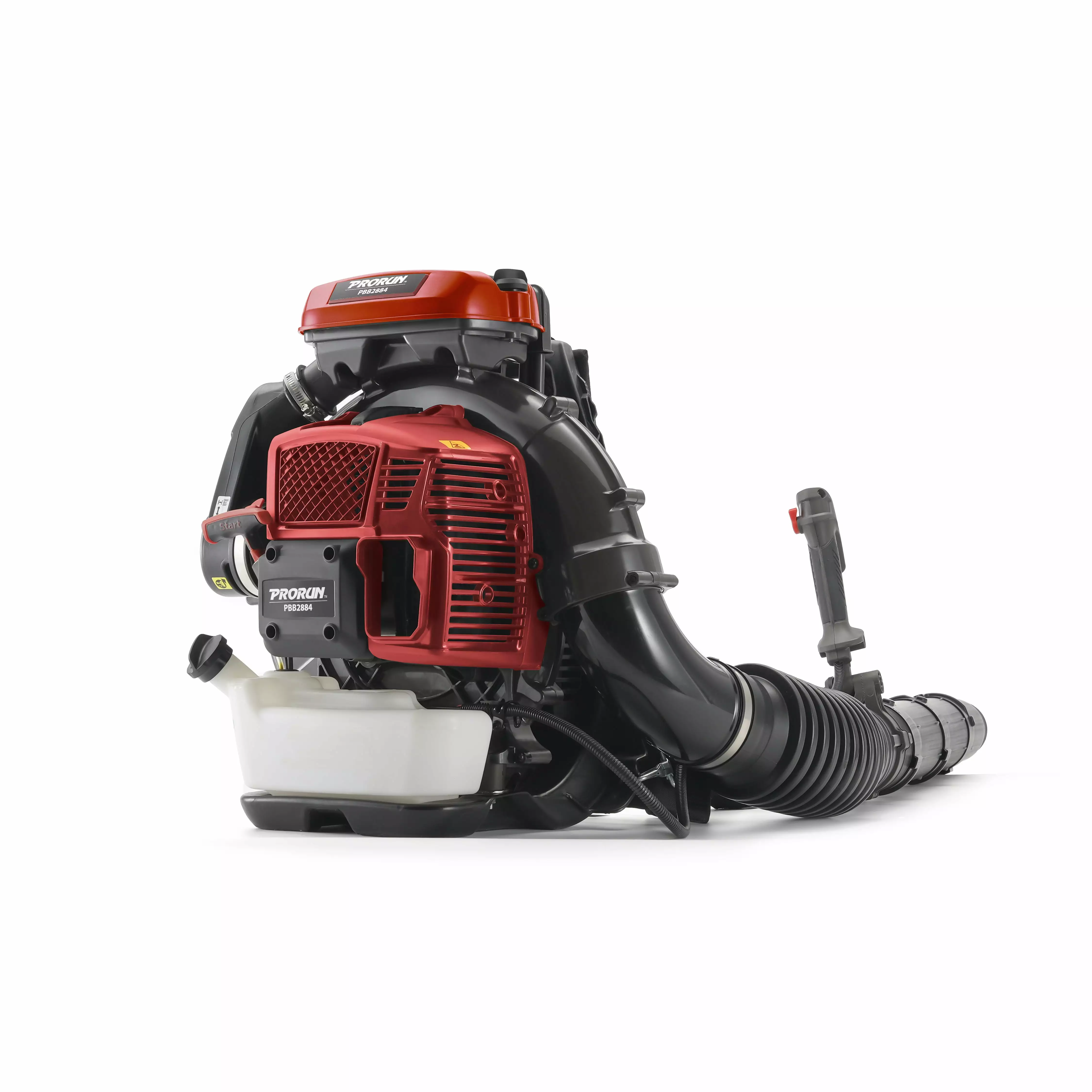 PRORUN 75.6cc 1020 CFM 240 MPH Gas-Powered 2-Cycle Backpack Leaf Blower ...