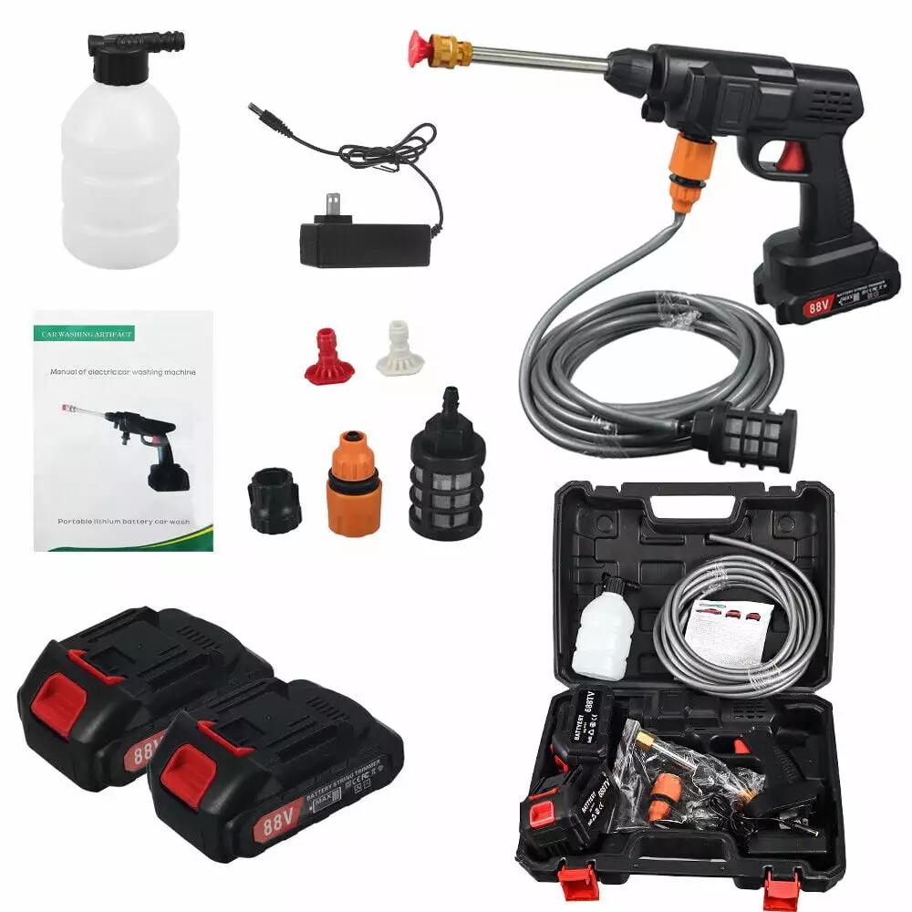 Paddsun 2 Battery Cordless Water Spray Gun Travel-friendly High ...