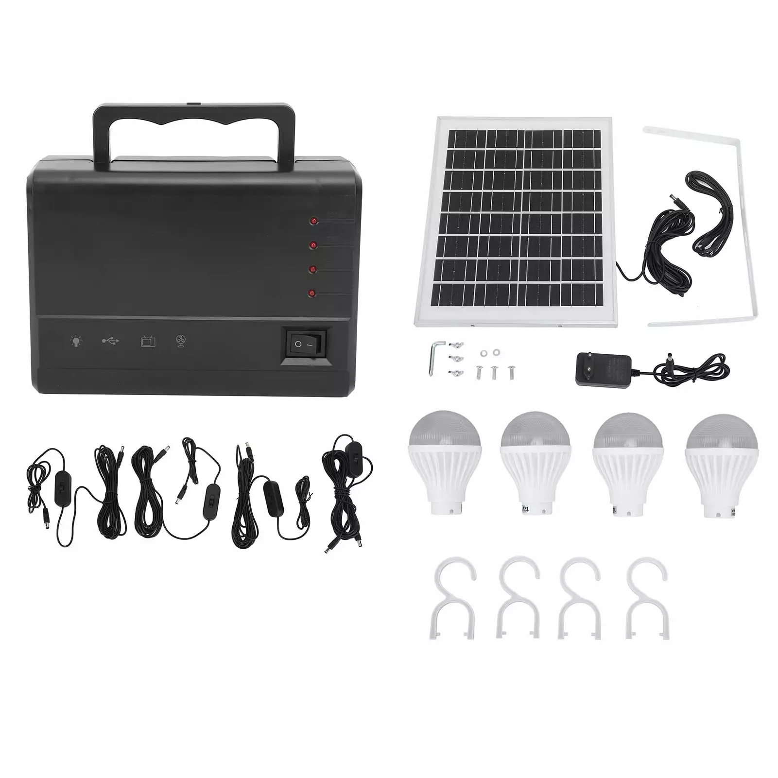 Travel-friendly Power Station 5000mAh Outdoor Solar Generator Power ...