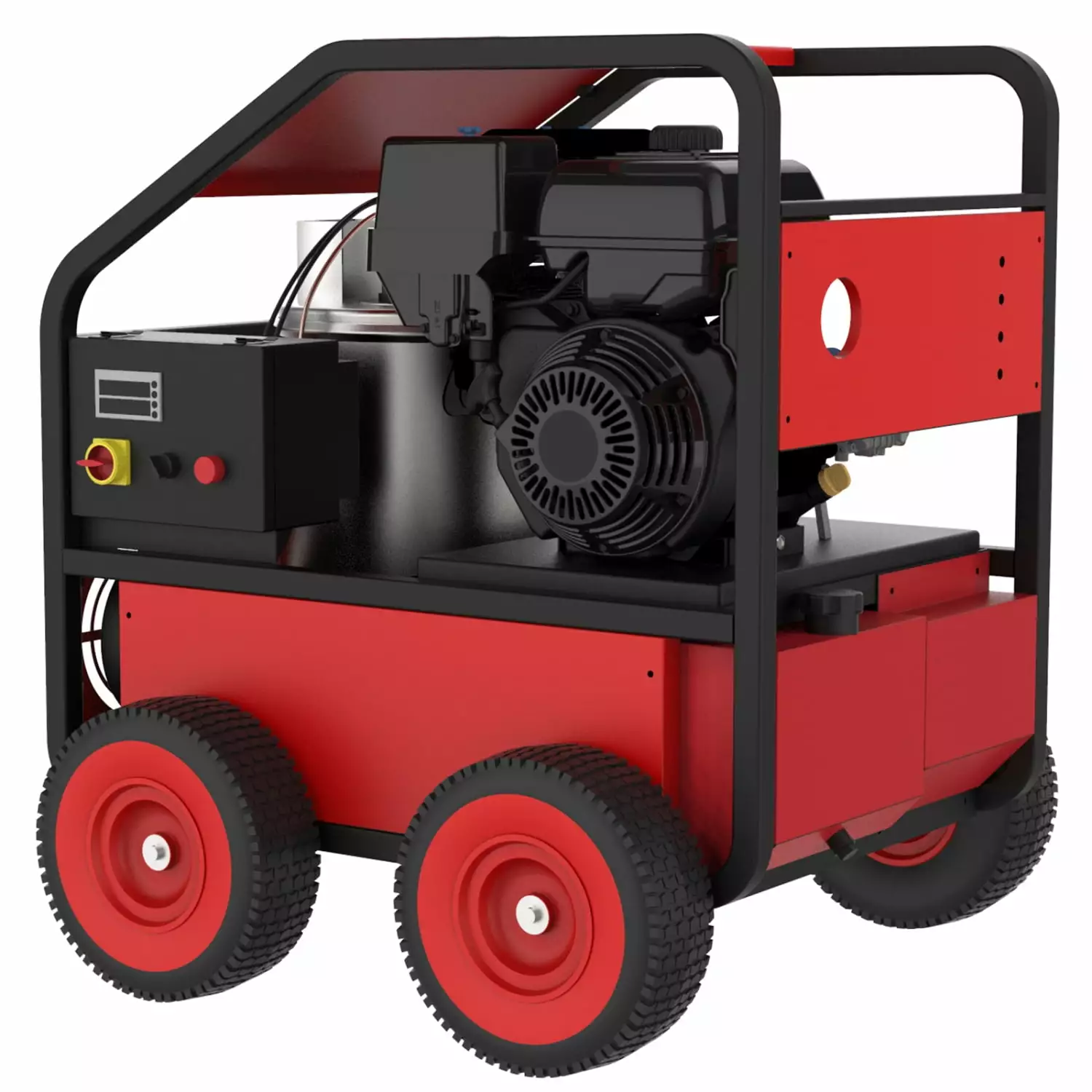 Powerful Commercial Hot Water Gasoline Engine Pressure Washer 4 GPM ...