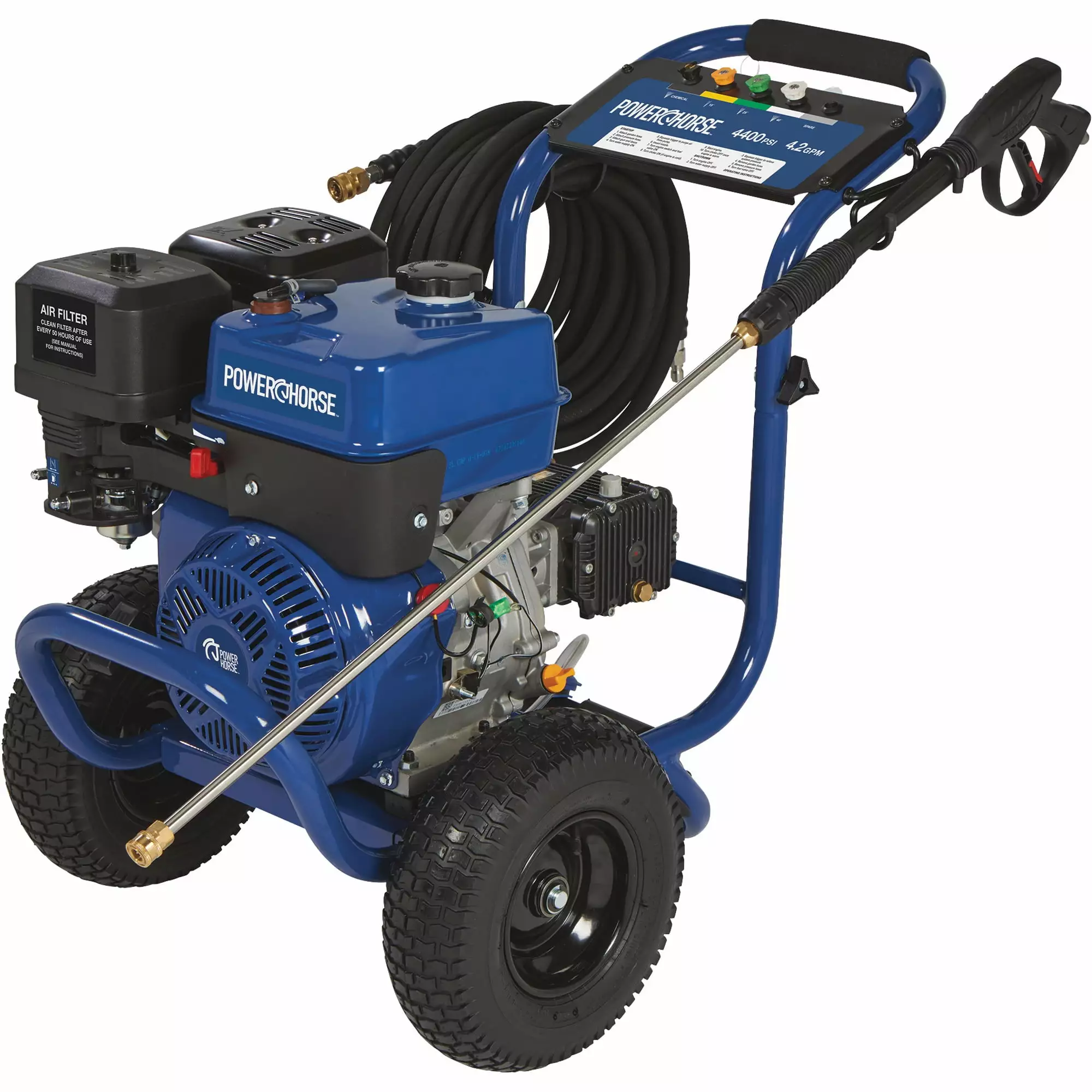 Powerhorse Gas Cold Water Pressure Washer. 4400 PSI. 4.2 GPM - Outdoor ...