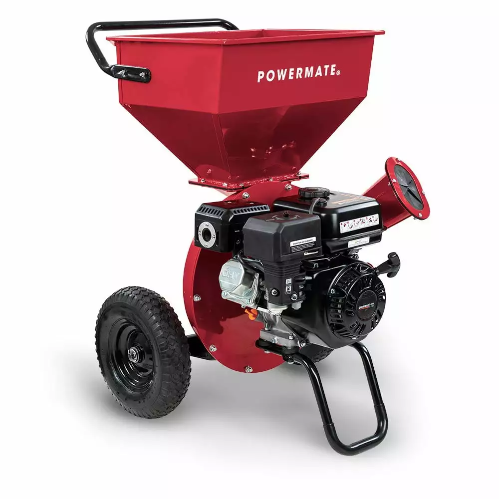 Powermate 3 Chipper Shredder - Outdoor Power Equipment & Garden Tools