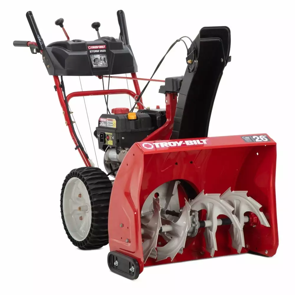 Restored Troy-Bilt Storm 2620 | 2-Stage Self Propelled Gas Snow Blower| 26 In. | 243 Cc ...
