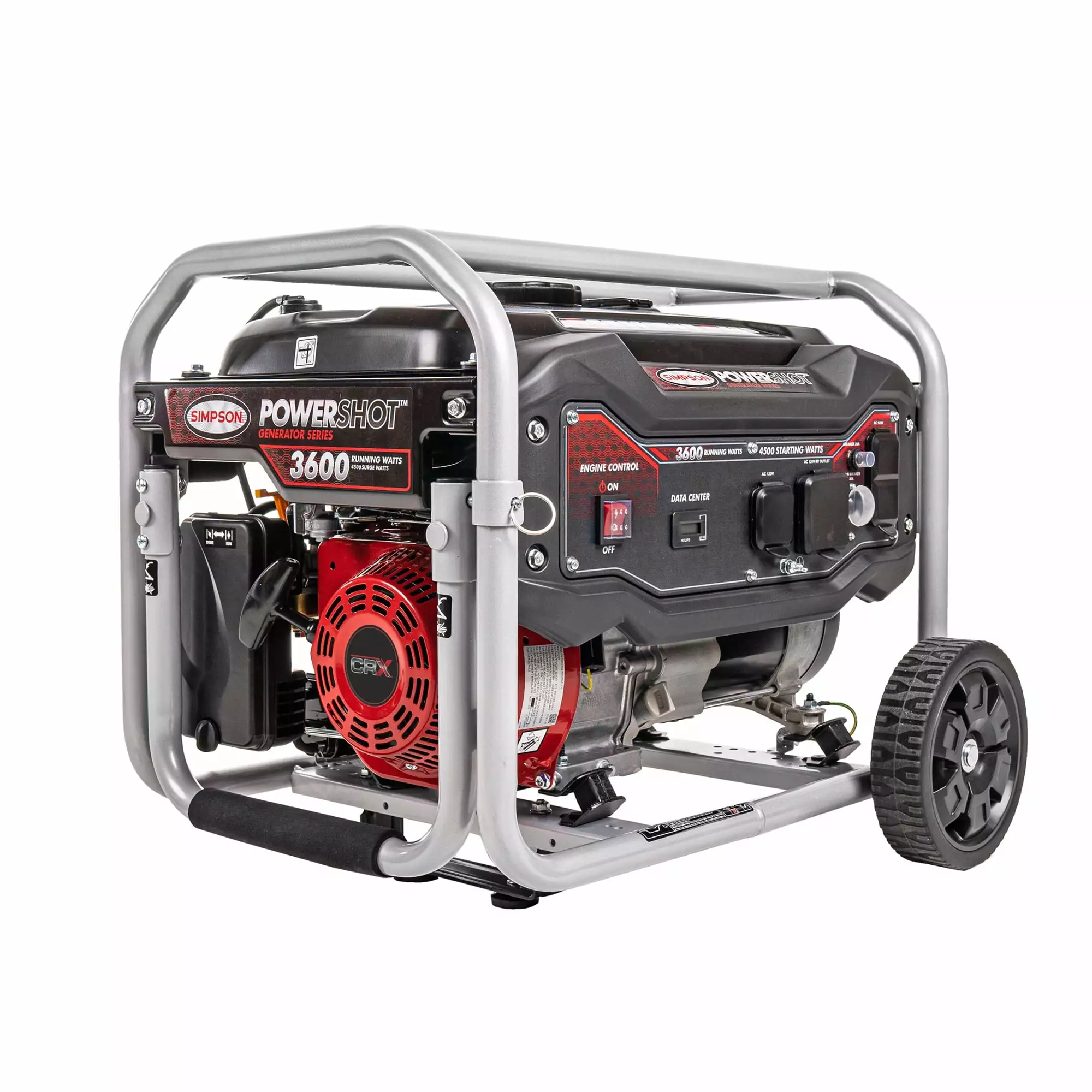 SIMPSON PowerShot Travel-friendly 3.600 Watt Generator With Roll Cage ...