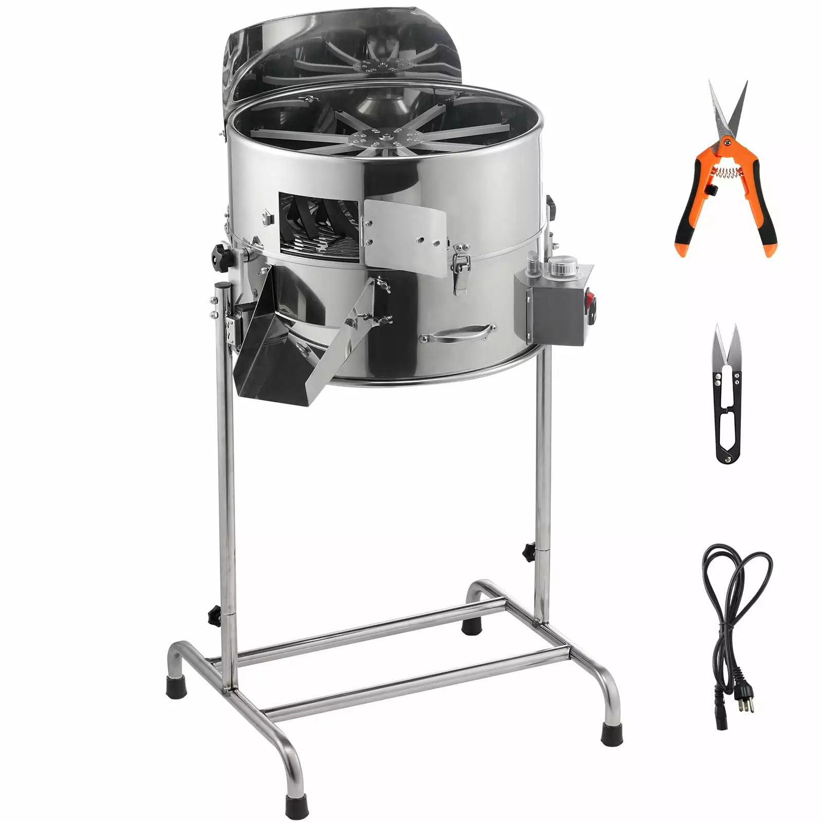 SKYSHALO Electric Bud Trimmer 19'' Electric Leaf Trimmer Machine 60W ...