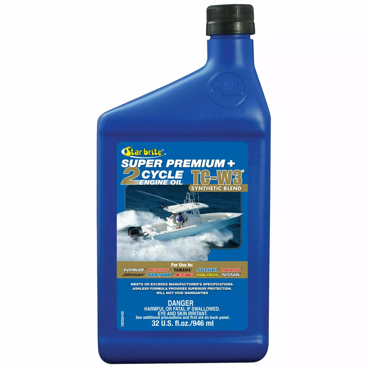 STAR BRITE Super Luxury 2-Cycle Engine Oil TC-W3 - 32 OZ - Outdoor ...