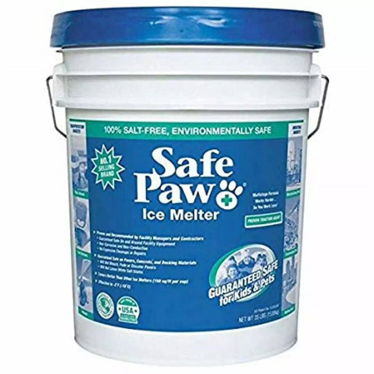 Safe Paws Ice Melter 35 LB Pail - Outdoor Power Equipment & Garden Tools