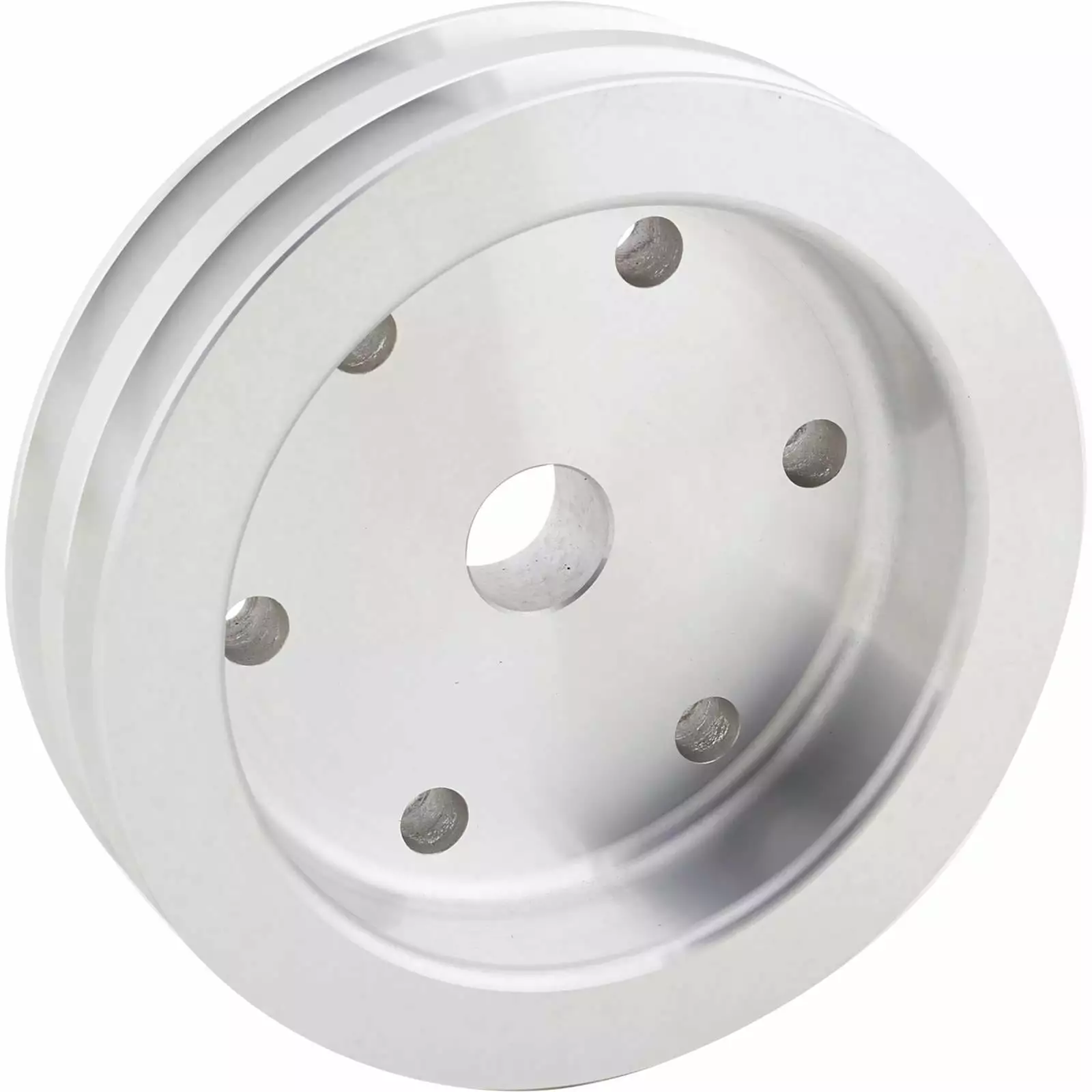 Small Block Chevy Cast Alum. Short Pump Double Groove Lower Pulley ...