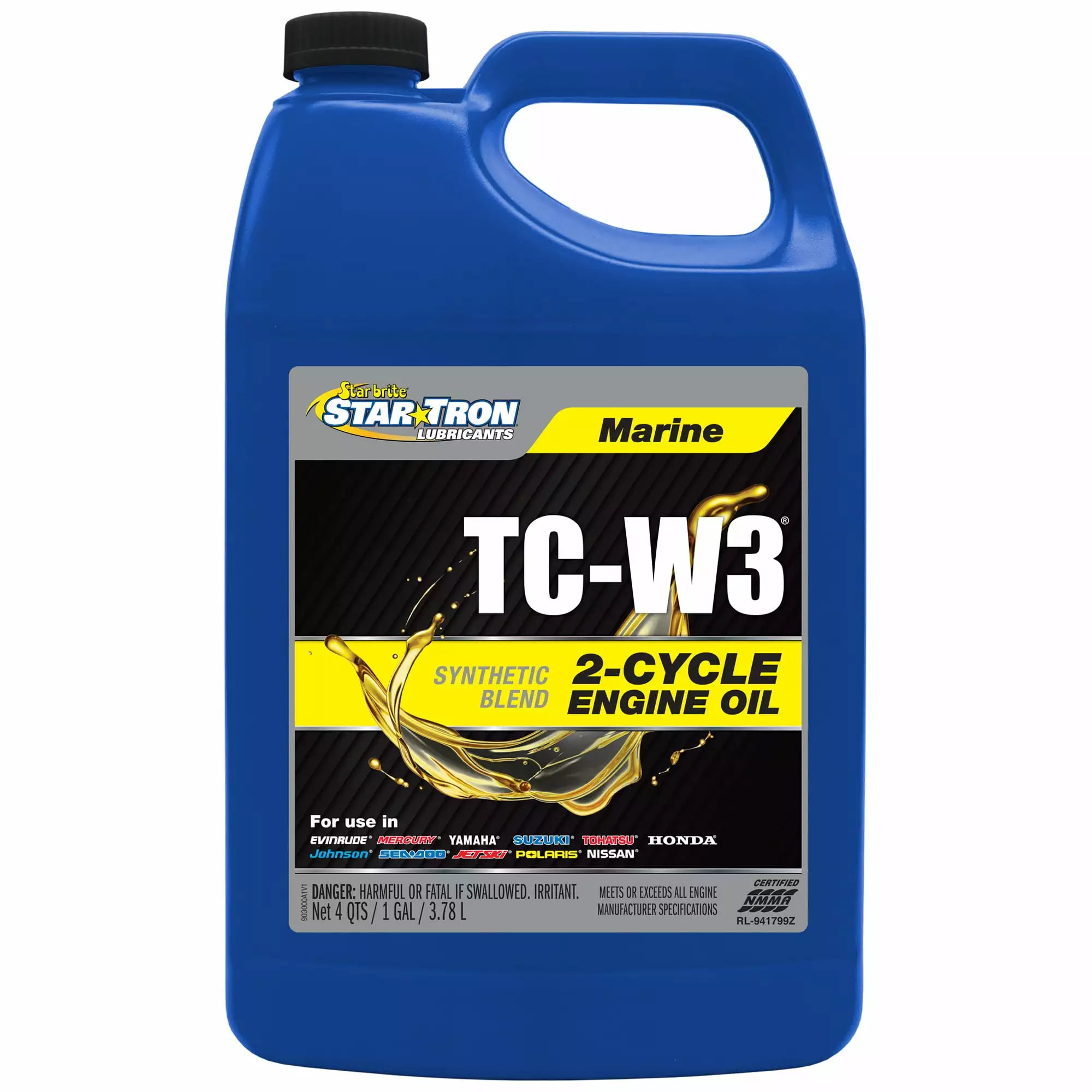 Star Tron Lubricants 2-Cycle Engine Oil TC-W3 - 1 GAL - Outdoor Power ...