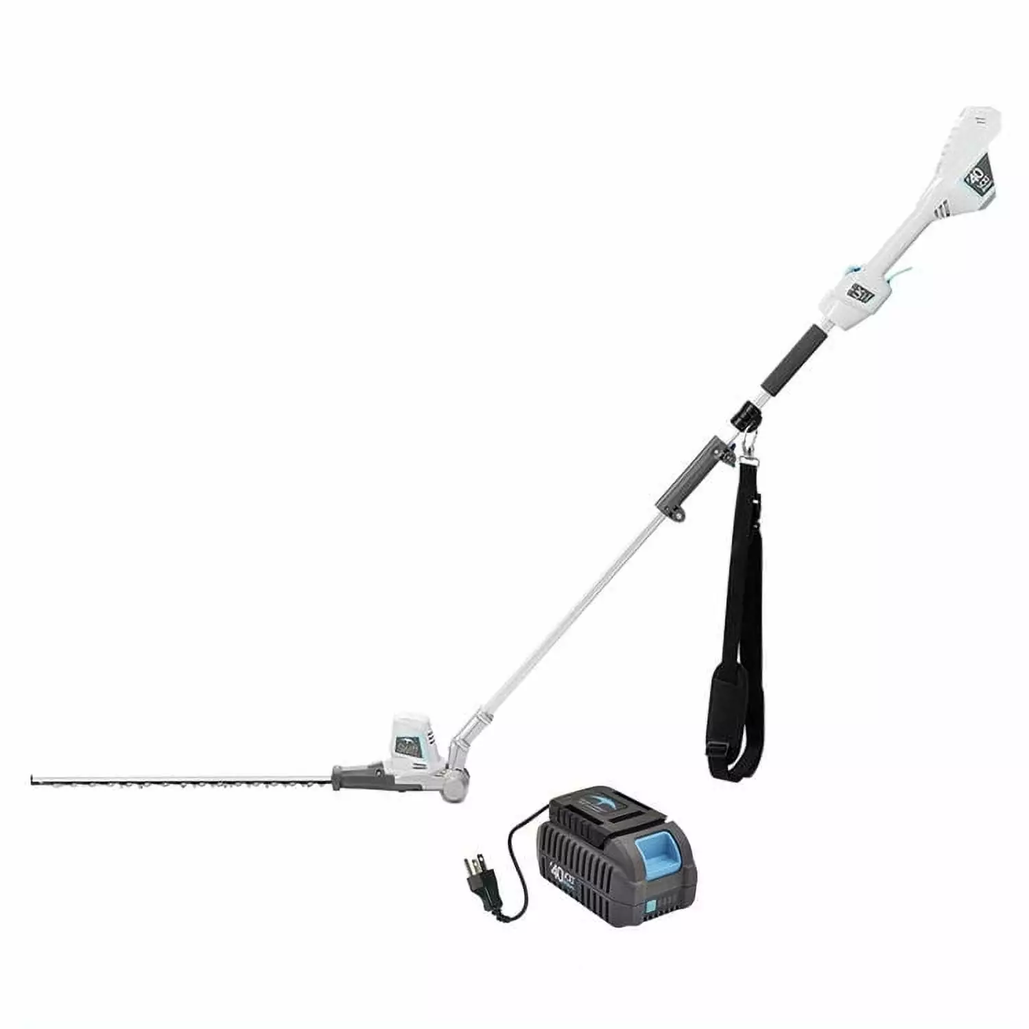 Swift EB918D2 Cordless 40V Pole Hedge Trimmer With Battery And Charger ...