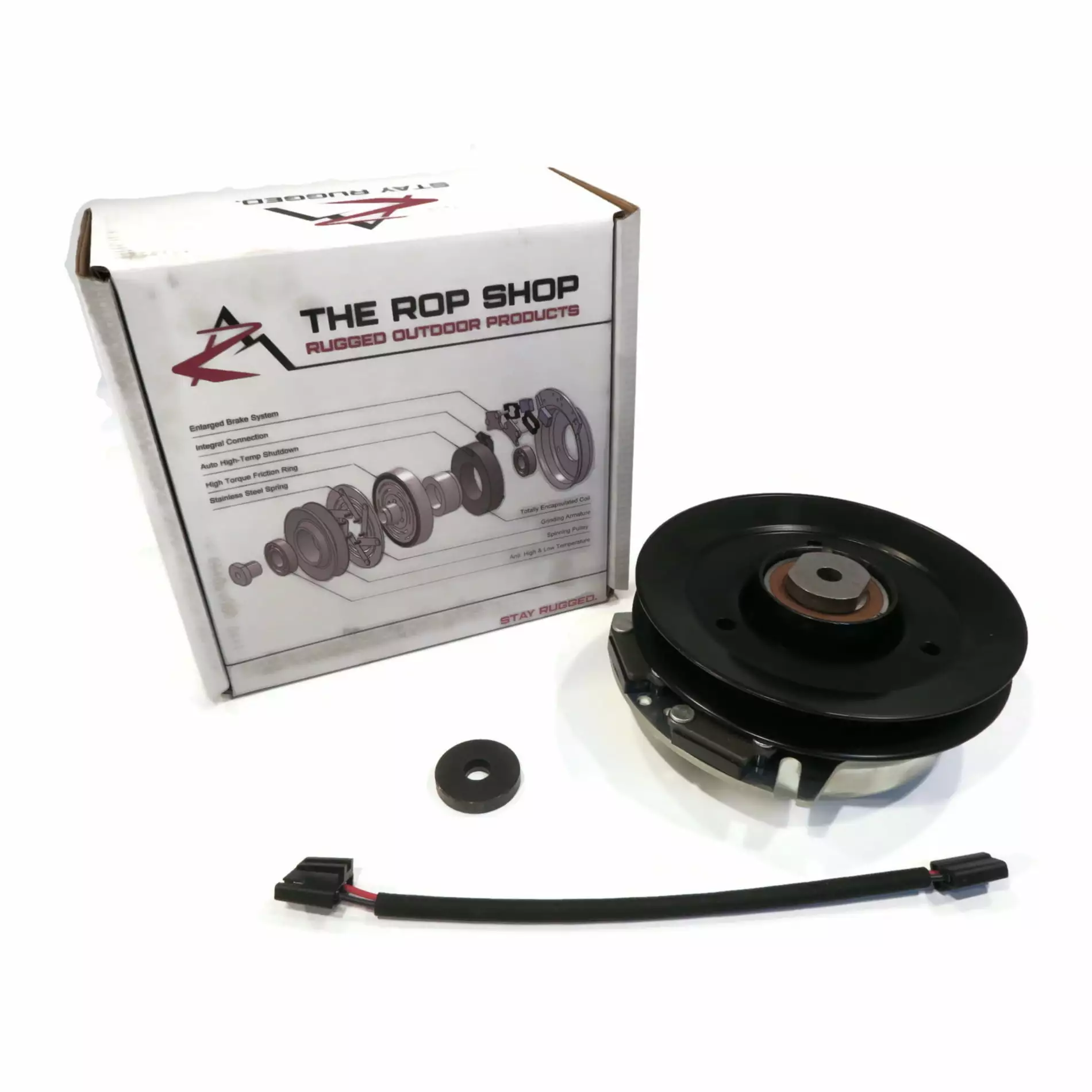 The ROP Shop | Electric PTO Clutch For Rotary 13554 - Riding Lawn Mower ...