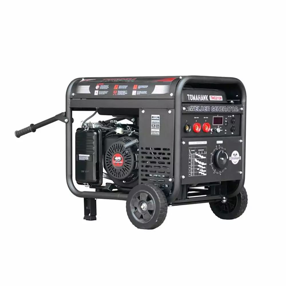 Tomahawk Power 15 HP Travel-friendly 2000 W Welding Generator With 210 ...