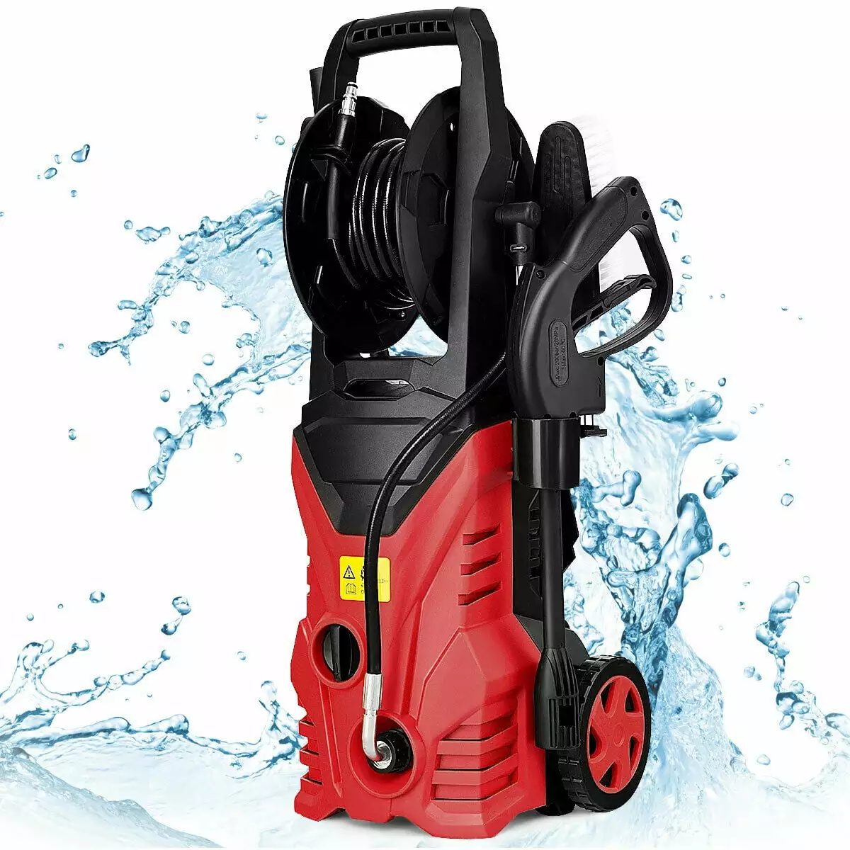Topbuy Red 2030PSI Electric Pressure Washer Cleaner With Hose Reel ...
