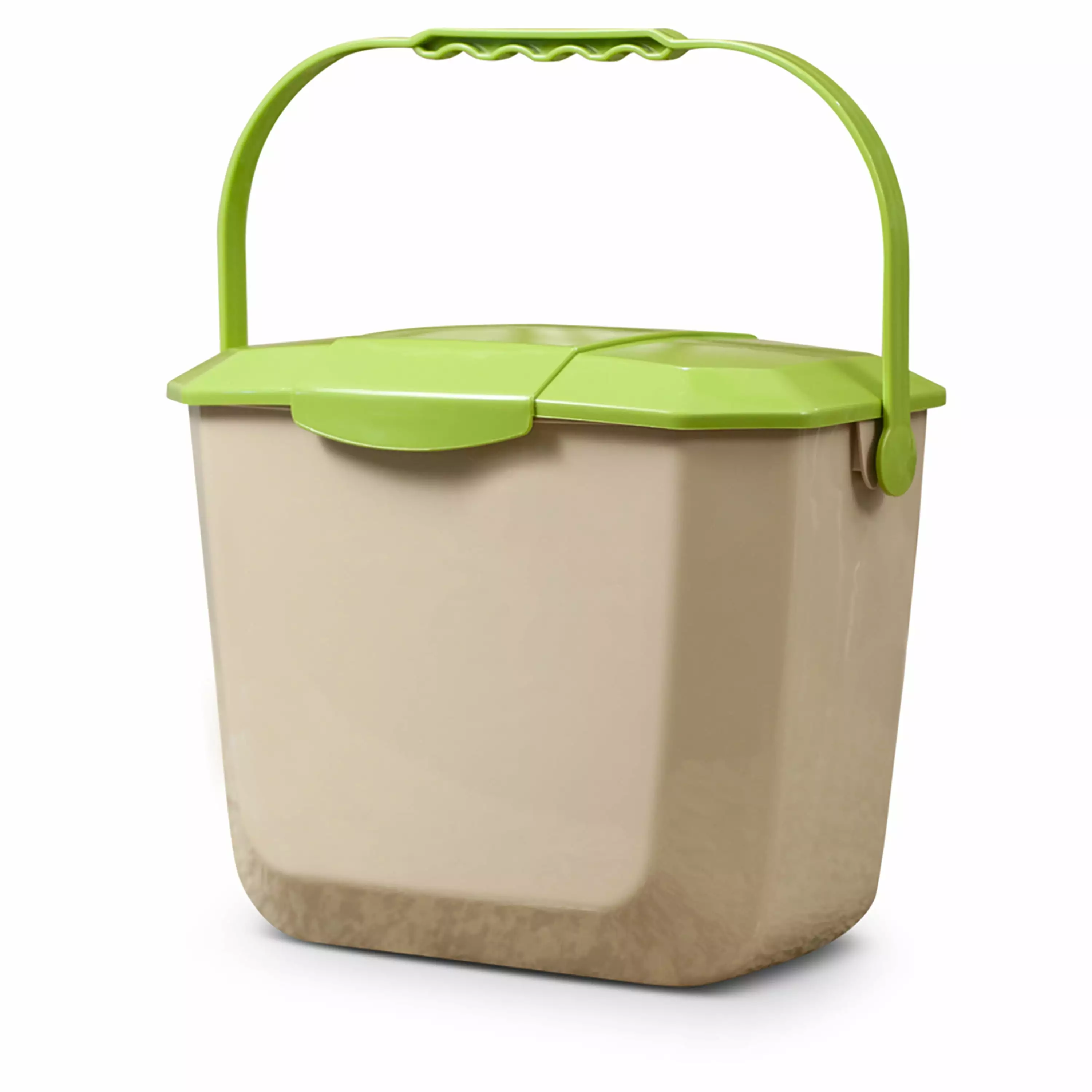 Toter 2 Gallon Kitchen Composting Container With Lid - Beige - Outdoor ...