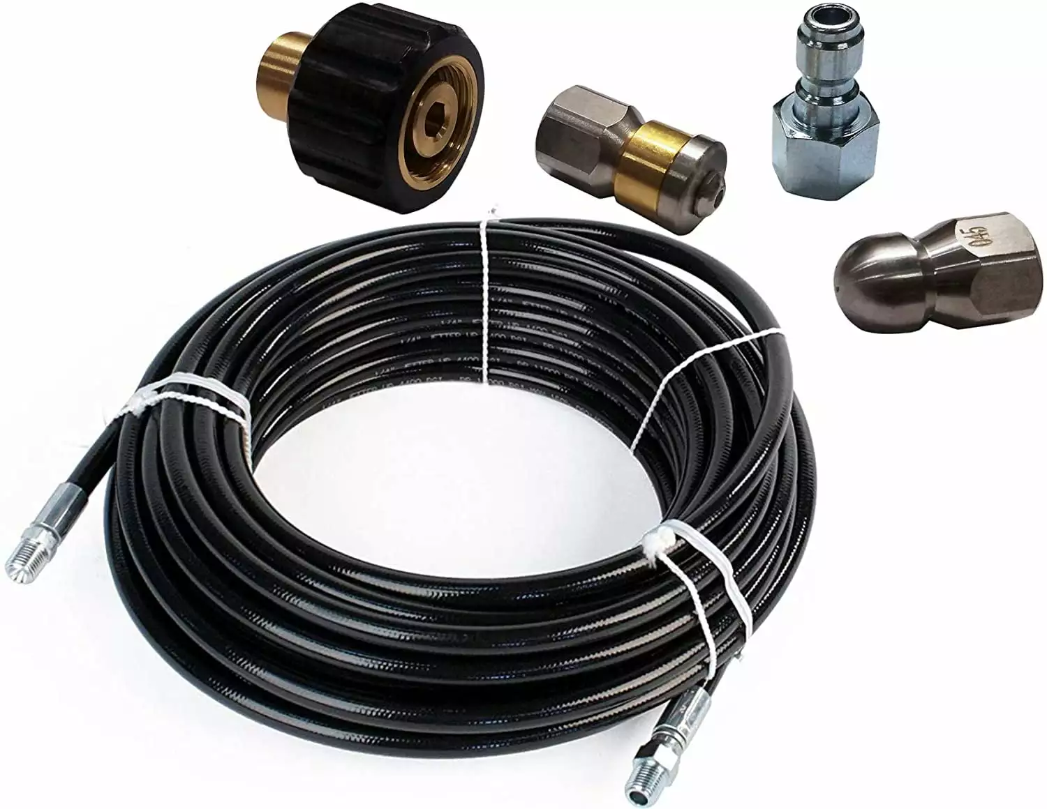 Supreme Washer Sewer Jetting Kit For Power Pressure Washer. 1/4 Inch ...