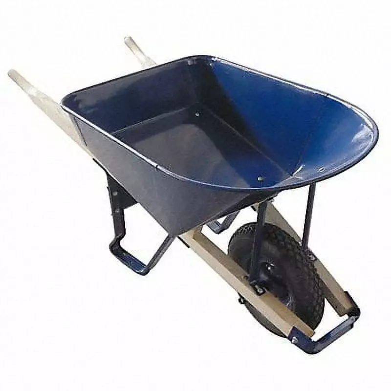 Westward Wheelbarrow.Steel.6 Cu. Ft..Pneumatic 10G168 - Outdoor Power ...