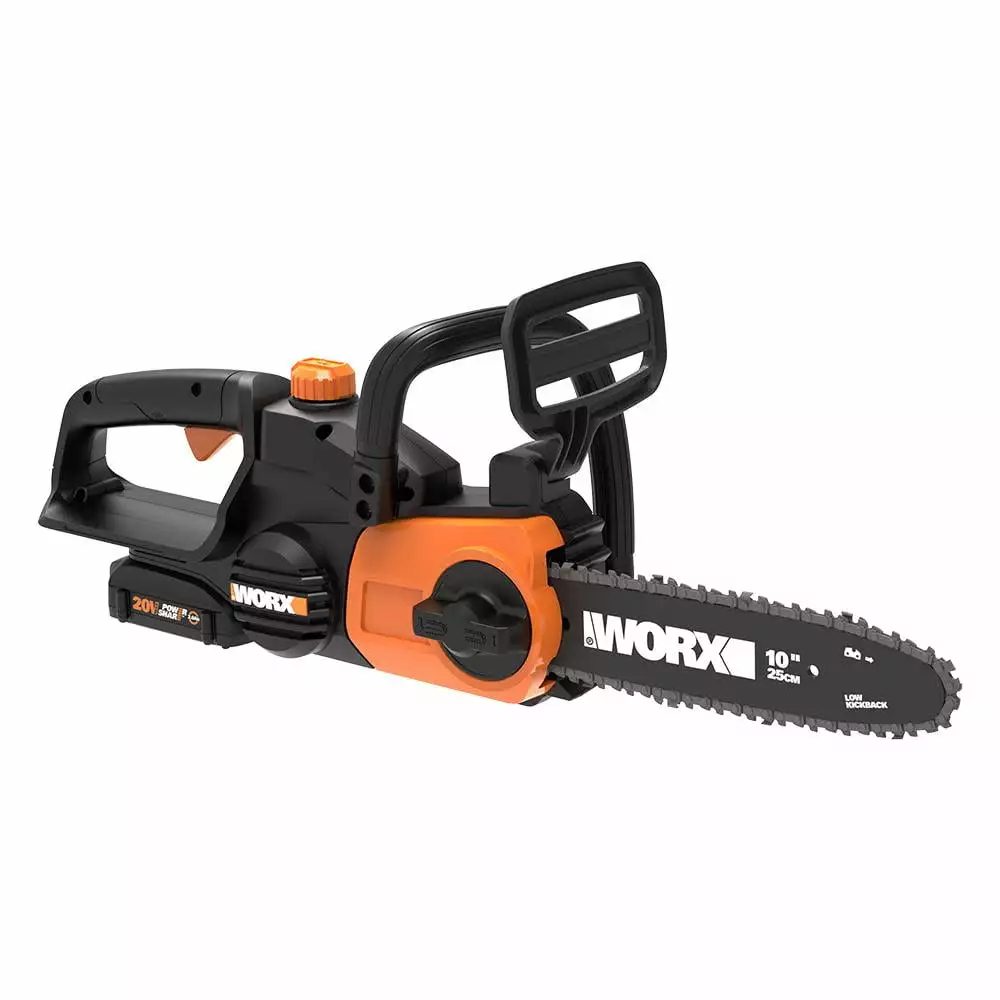 Worx WG322 20V Power Share 10 Cordless Chainsaw With Auto-Tension ...