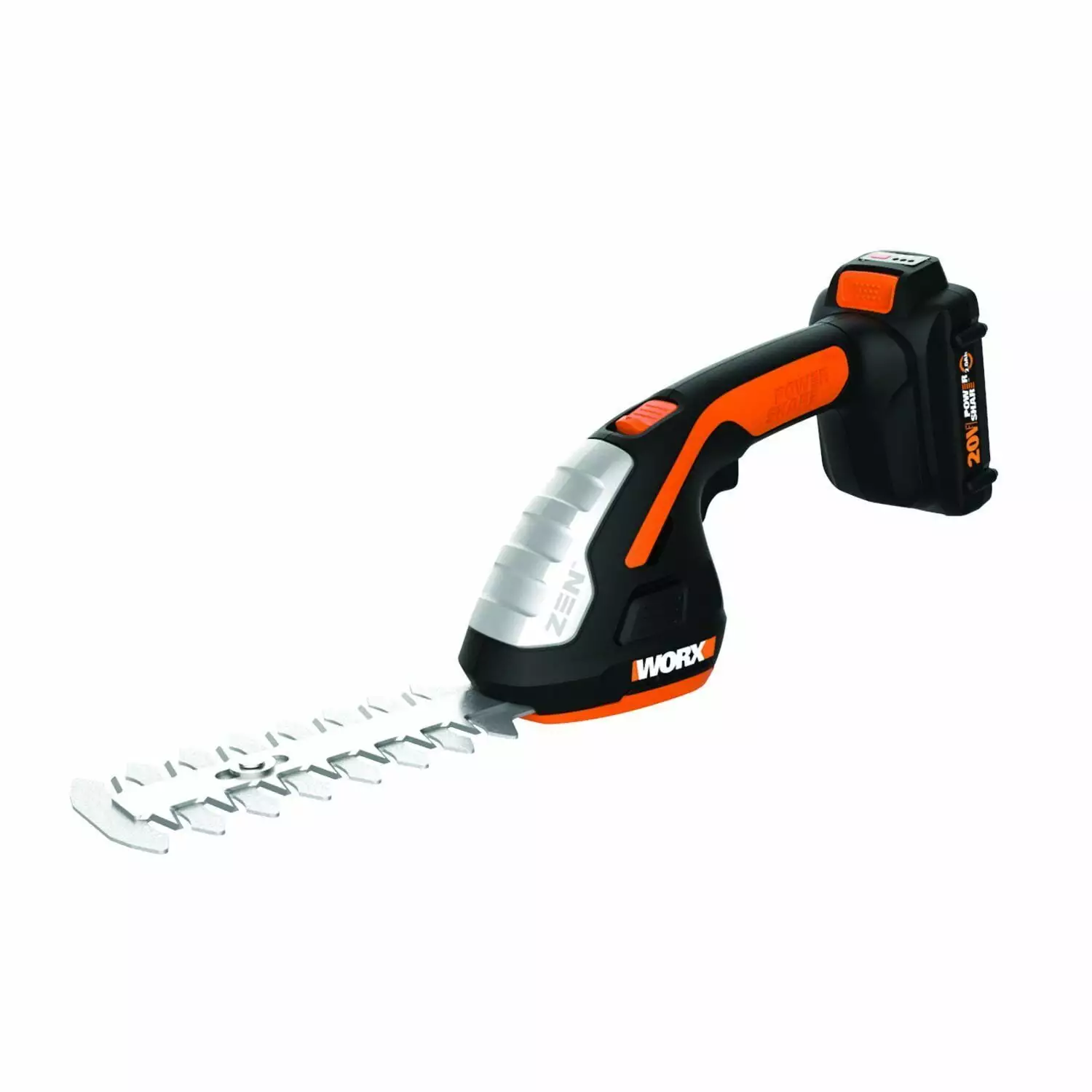 Worx WG801 20V Power Share 4 Cordless Shear And 8 Shrubber Trimmer ...