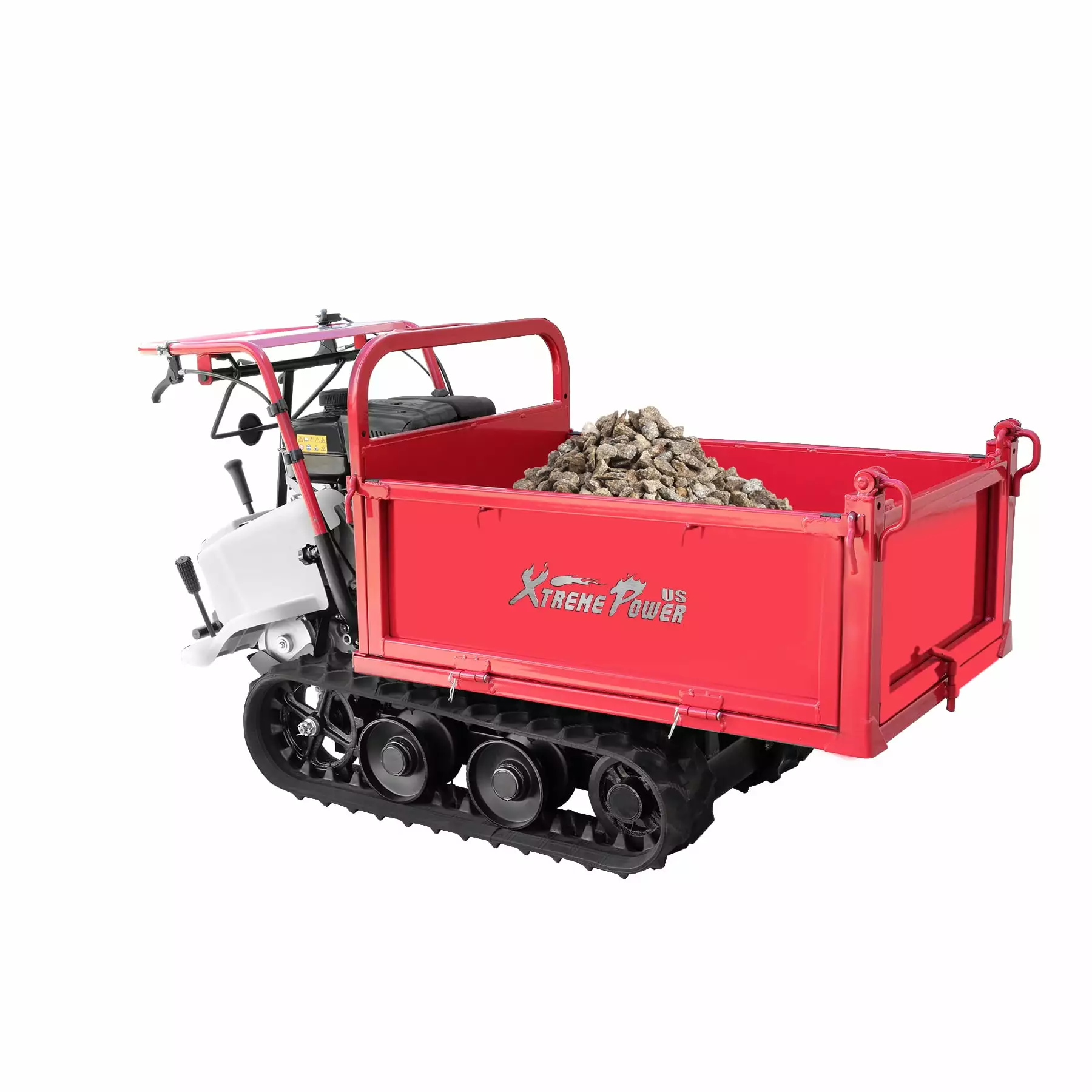 XtremepowerUS 7HP All-Terrain Monitor Wheelbarrow Gas Powered 212cc 850 ...