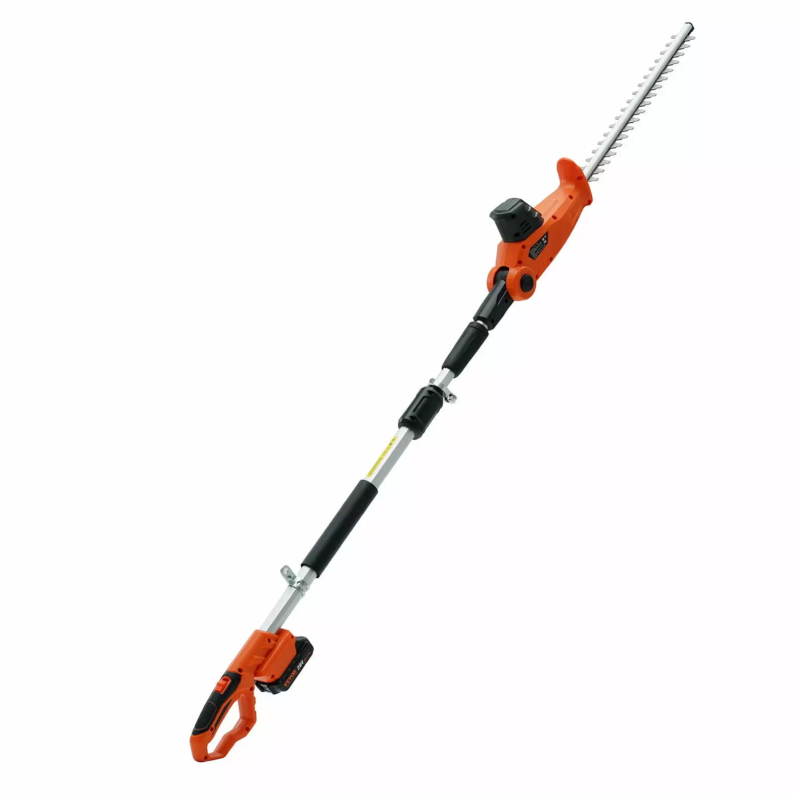 ZGBY 20V Cordless Hedge Trimmer Telescoping Pole Hedge Trimmer 18 Inch ...